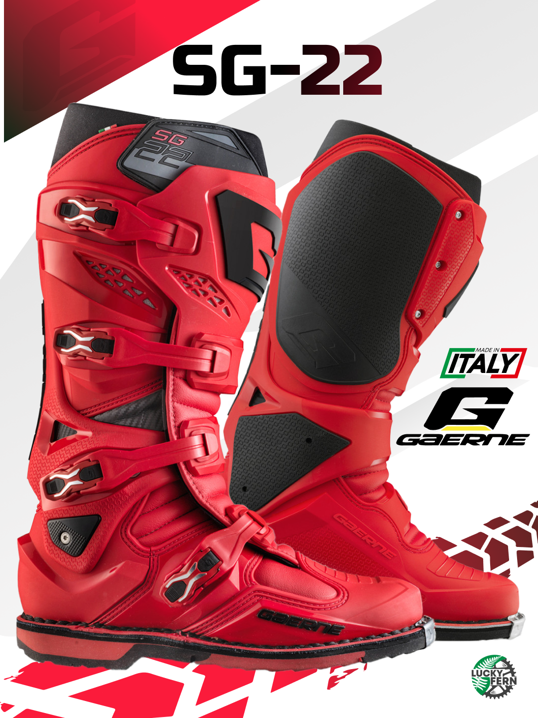 Мотоботы Gaerne SG-22 Red 42