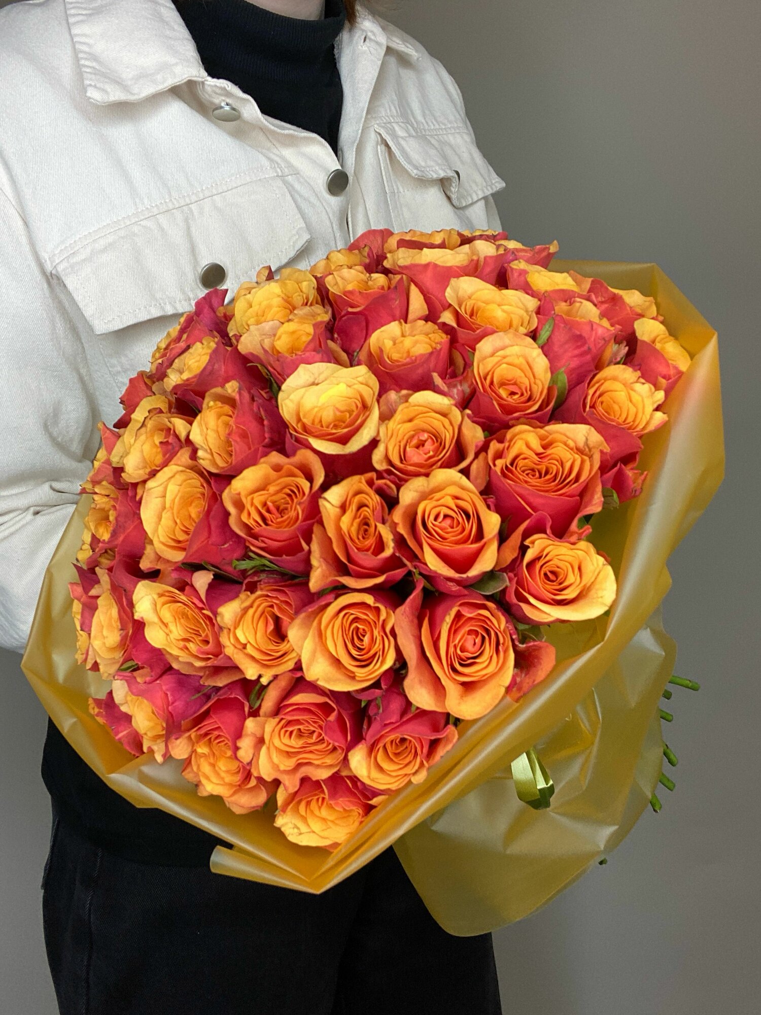 Оранжевые розы — фото 1