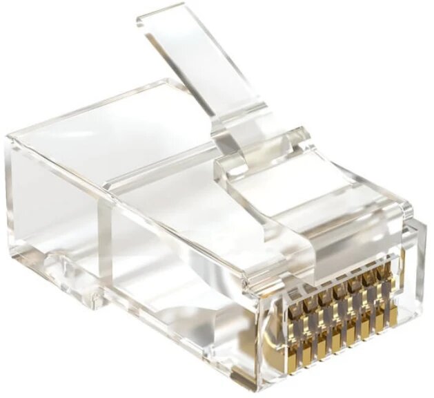 Коннектор RJ-45 SYSMATRIX 100 шт. (PLUG 8P8C5EU. UW)