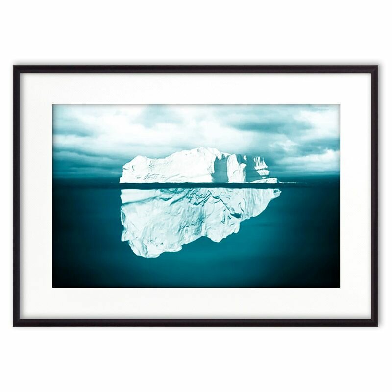 Постер в рамке Айсберг, 30х40 см