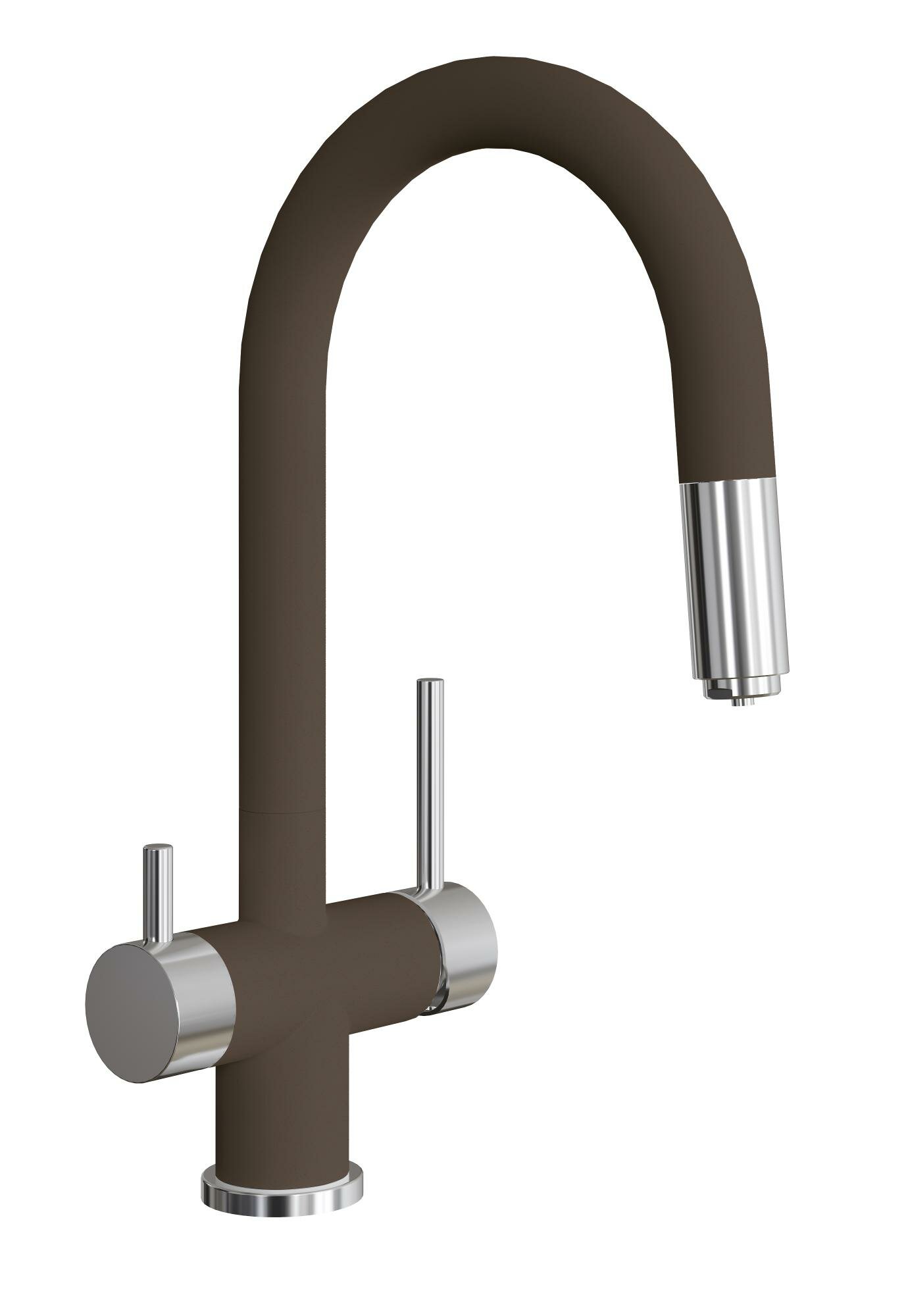 Смеситель для кухни с подключением к фильтру FLORENTINA Маэстро (337.03Н.2123.206) брауни