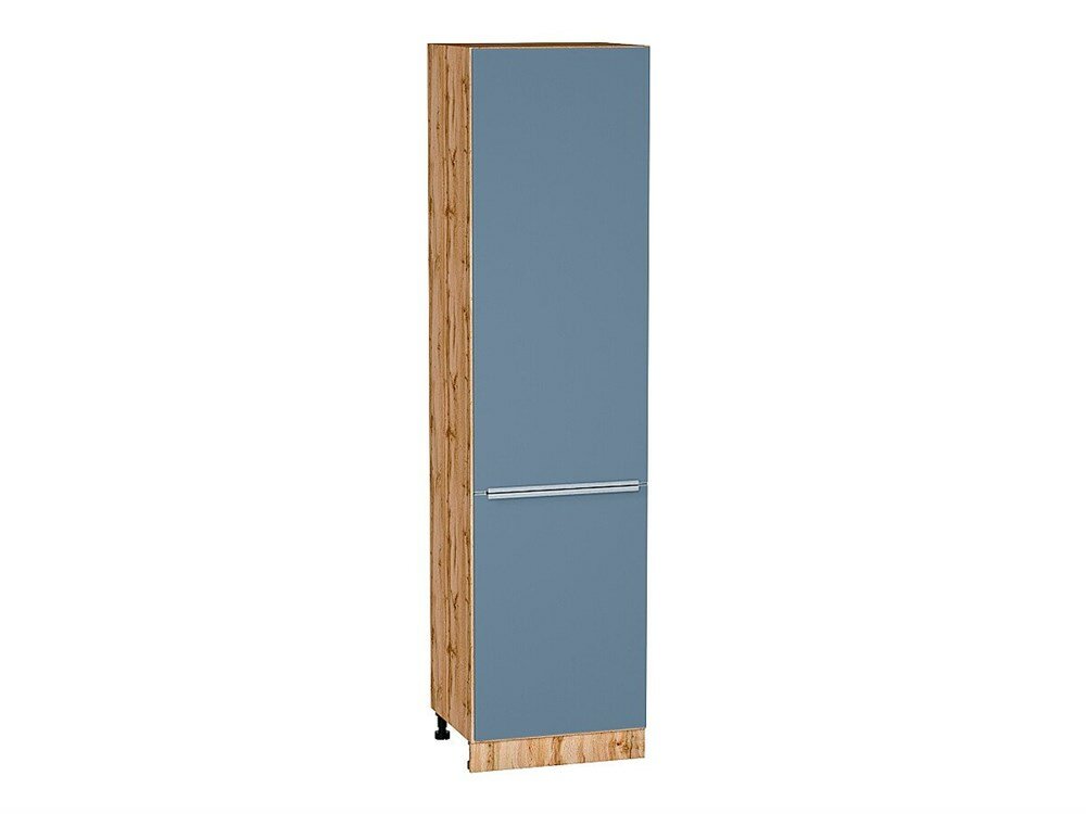 VVT Шкаф пенал с 2-мя дверцами Фьюжн Дуб Вотан, Silky Blue, 2340, 600