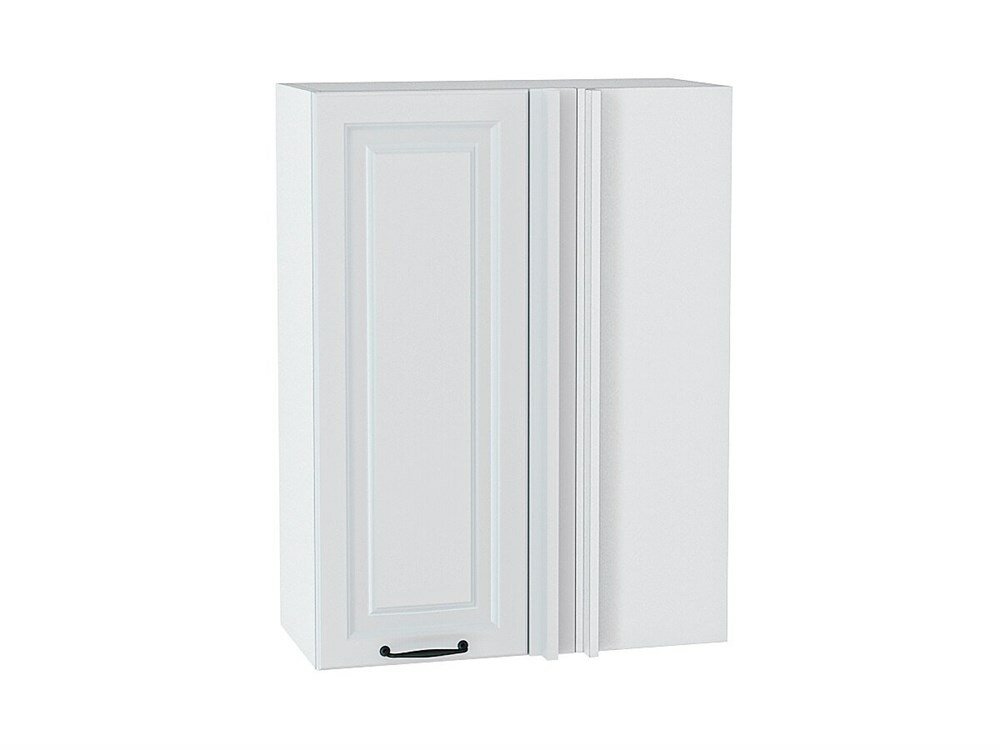 VVT Шкаф верхний прямой угловой Ницца Белый, Blanco, 920 В*Ш*Г 920*700*345, фасад МДФ Blanco, корпус Белый Blanco