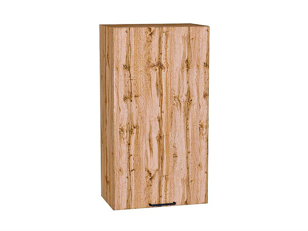 VVT Шкаф верхний с 1-ой дверцей Флэт Дуб Вотан, Wotan Oak 2S, 920, 500 В*Ш*Г 920*500*318, фасад ЛДСП Wotan Oak 2S, корпус Дуб Вотан Wotan Oak 2S