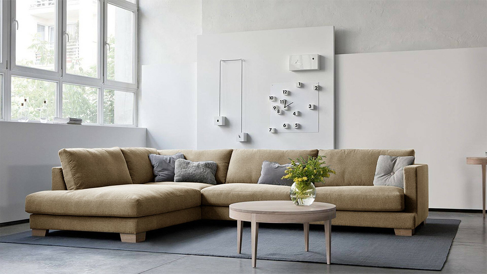 Угловой диван Плимут (большой) Strong 01 NEW 300x221x95 см, , тик так Фиеста