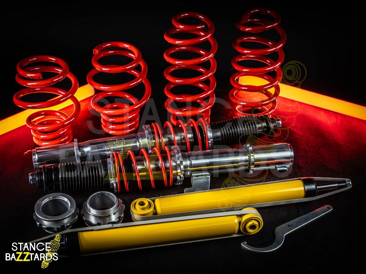 Комплект винтовой подвески койловеров TA Technix EVOGWVW14/50 Volkswagen Passat B6 (вкл Variant, 4Motion), 2005-2010 , с регулировками высоты