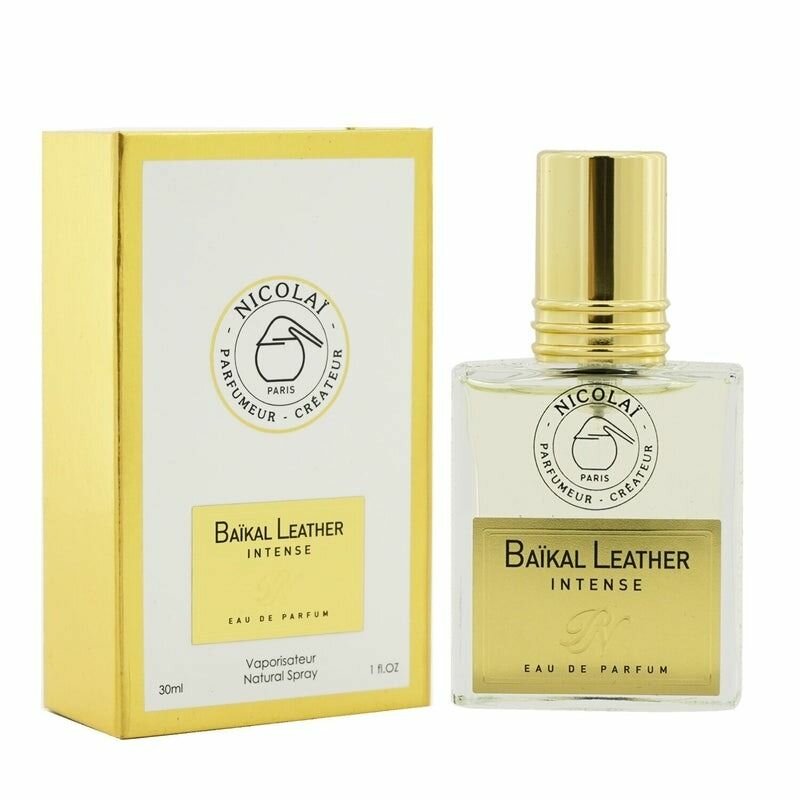 Nicolai Baikal Leather Intense Парфюмерная вода унисекс 30мл
