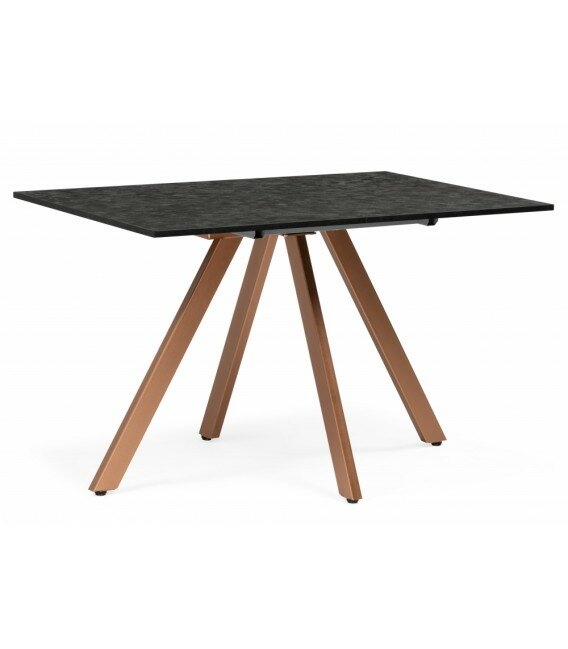 Деревянный стол Рустико 116(160)x77 раздвижной малави / медь 9619934