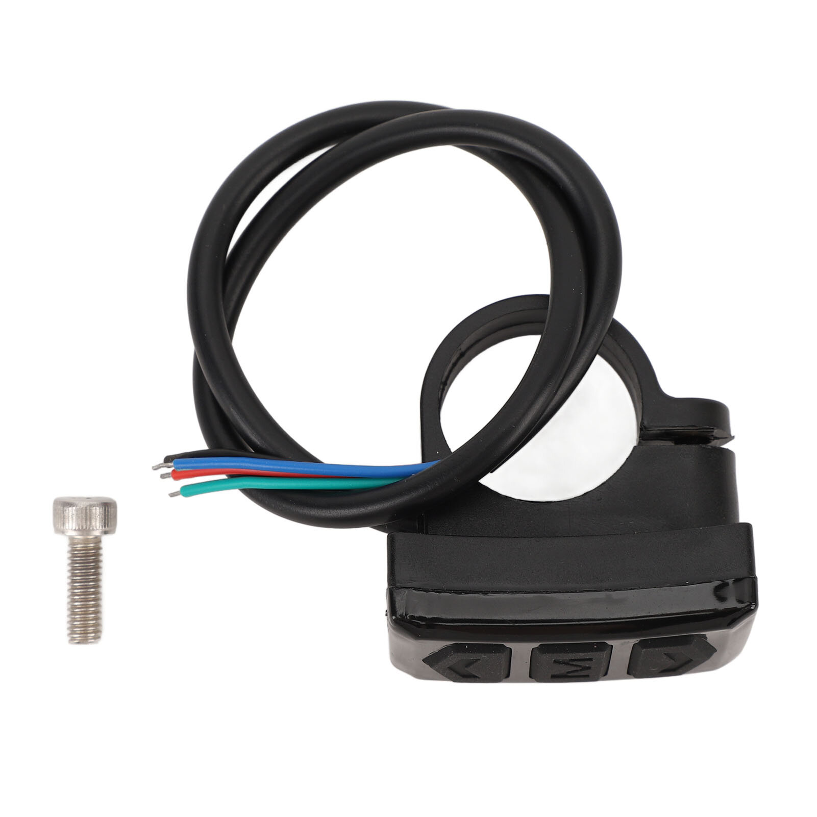 Переключатель дисплея электрического велосипеда, устойчивый к скольжению, эргономичный, чувствительный, кнопочный переключатель на руль электрического велосипеда