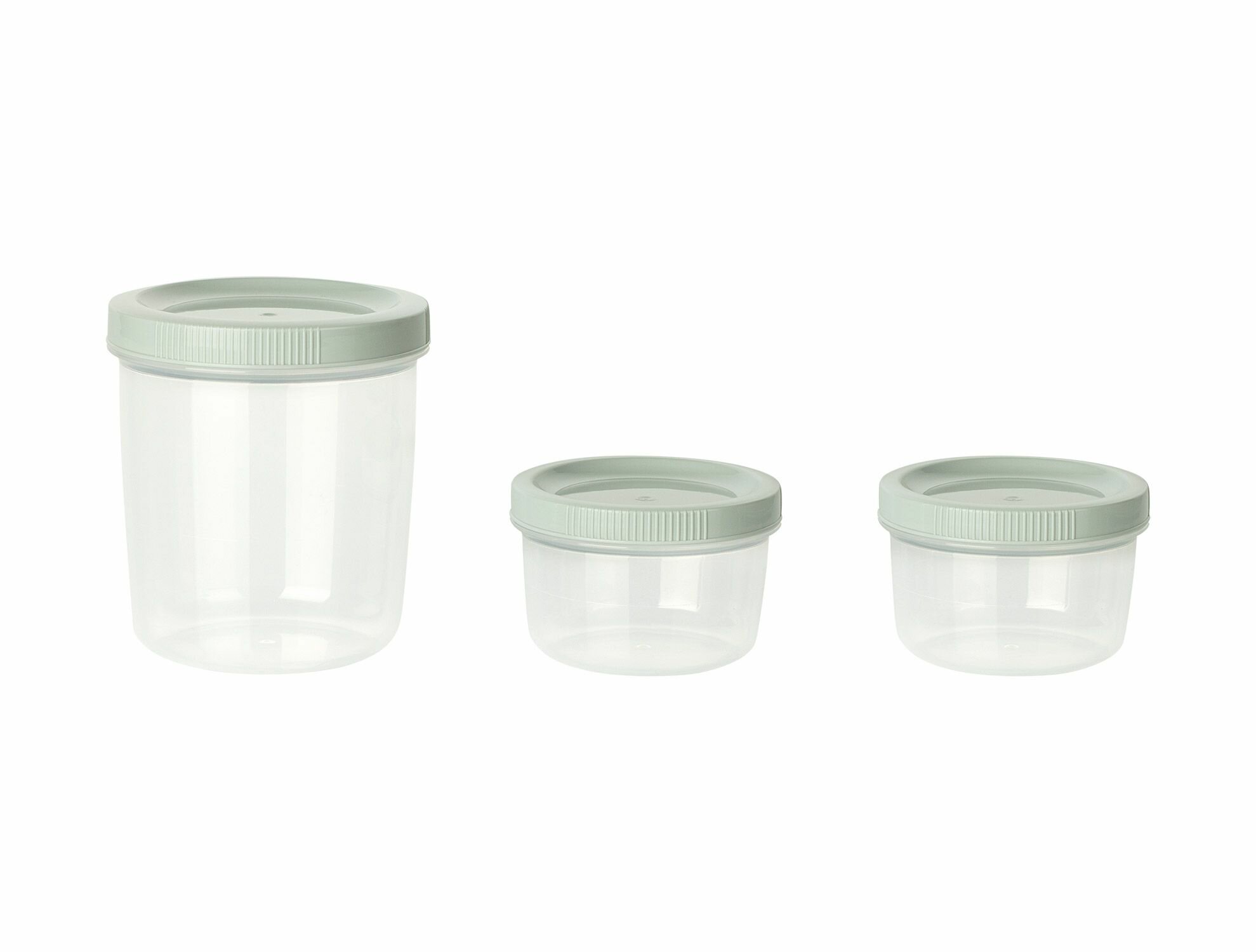 Набор контейнеров для еды с крышкой, контейнеры для еды. Состав:100%Пластик. Размер:10,2X10,2X11,3CM. Цвет: Серый/DIEPPE