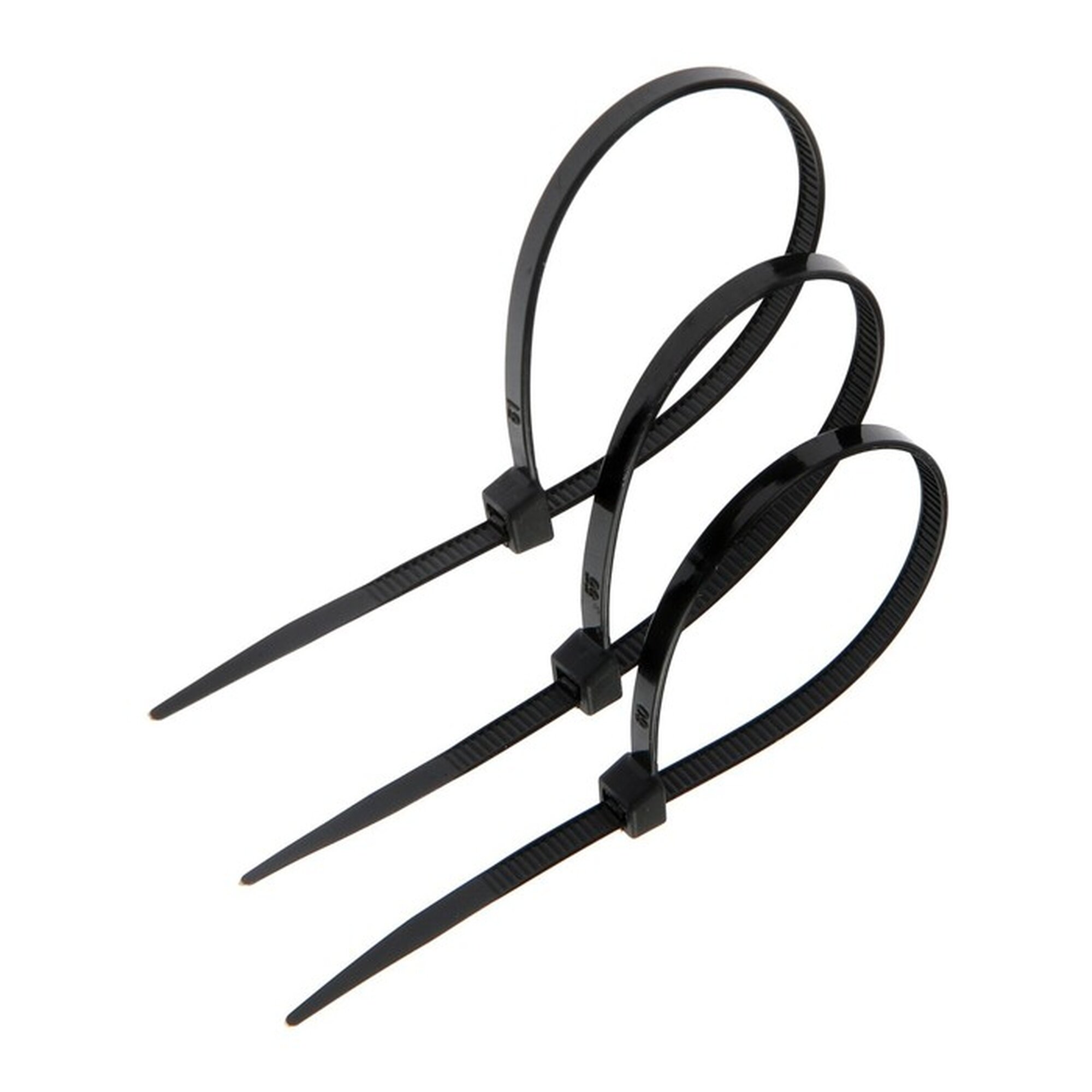 Хомут нейлоновый для стяжки, тундра, 4,8х200 мм, черный, 100 шт 9380715