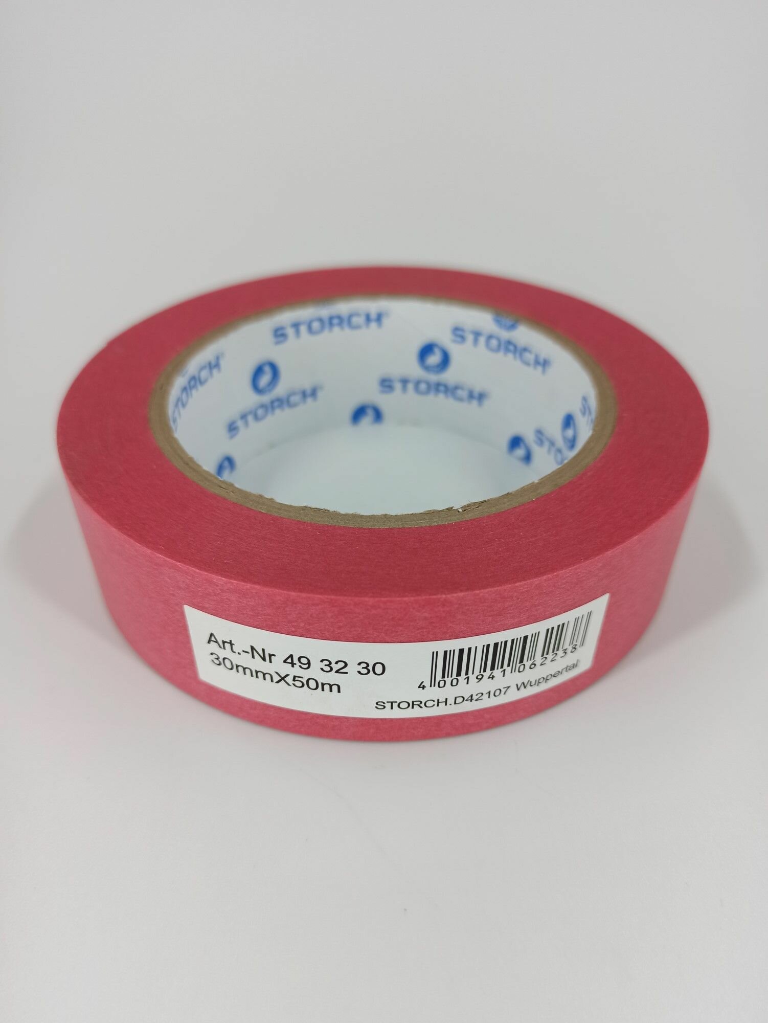 Лента малярная красная сверхтонкая Storch Premium Das Rote 493230 (30мм*50м)