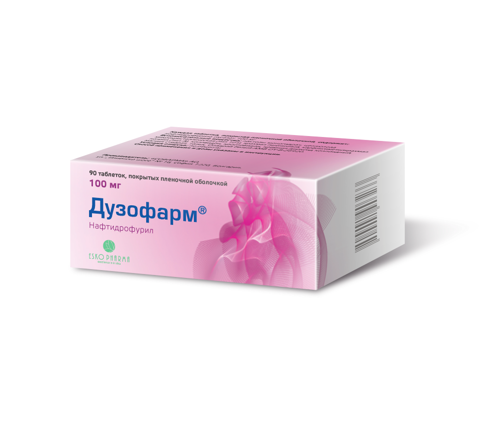 Дузофарм, таблетки в пленочной оболочке 100 мг, 90 шт.
