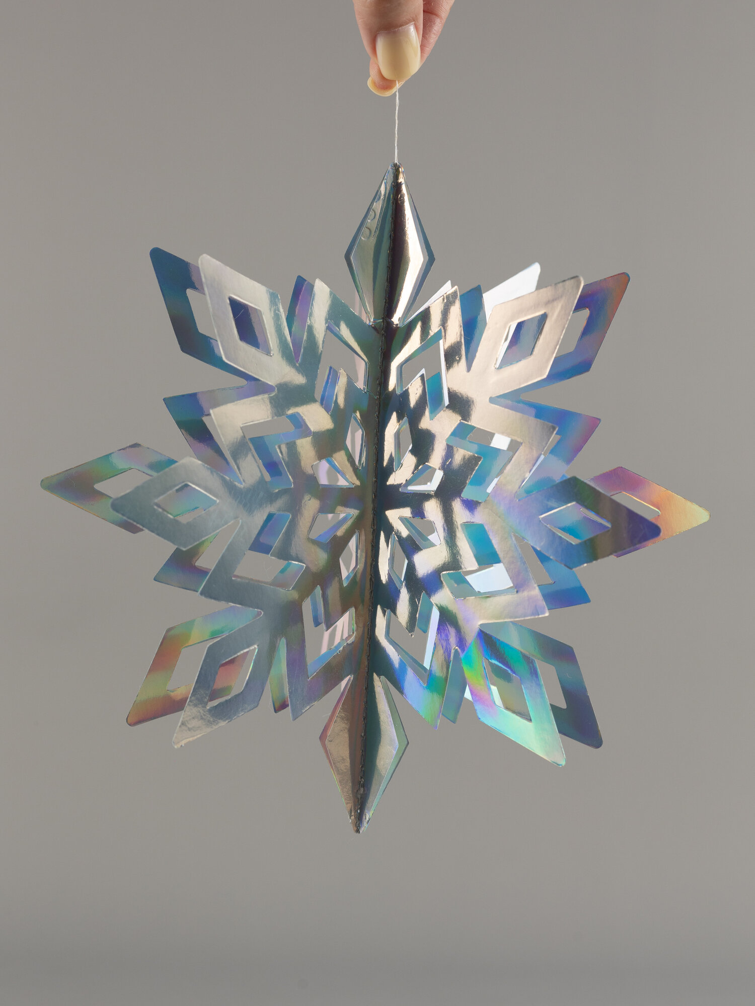 Гирлянда бумажная звезды хамелеон, 6 шт, декоративное украшение для дома, праздников и фотозон, COLOR Si