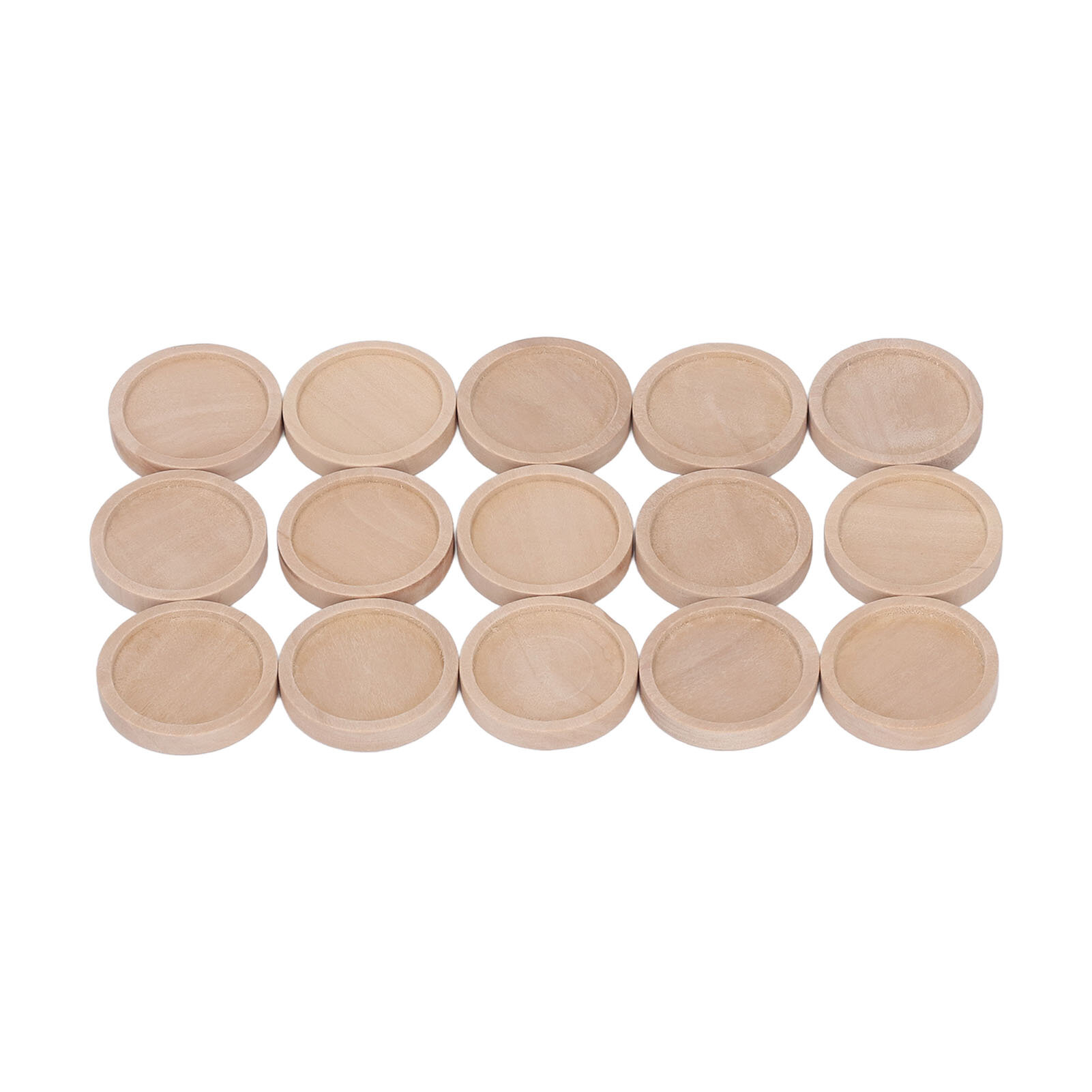 50 шт. круглые деревянные подставки для подвесок, внешний диаметр 30 мм, круглые подставки для подвесок из дерева сикомора «сделай сам», рамка для подвесок для ювелирных изделий