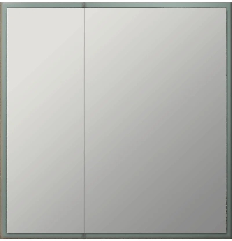 Зеркало в ванную с шкафом STWORKI Стокгольм МВК082 80 со светодиодной подсветкой, 80, 3 см, белое