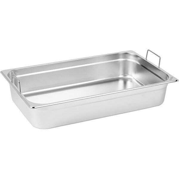 Гастроемкость GN 1/1 с ручками, нержавеющая сталь, 10 л (Prohotel)