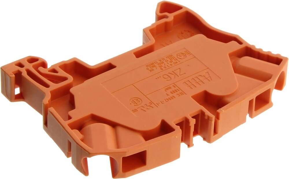 Клемма втычная ZK6-OR оранжевая-6 мм2 TE Connectivity 1SNK708030R0000