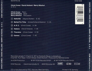Диск Chick Corea: Arc (1 CD) — фото 1