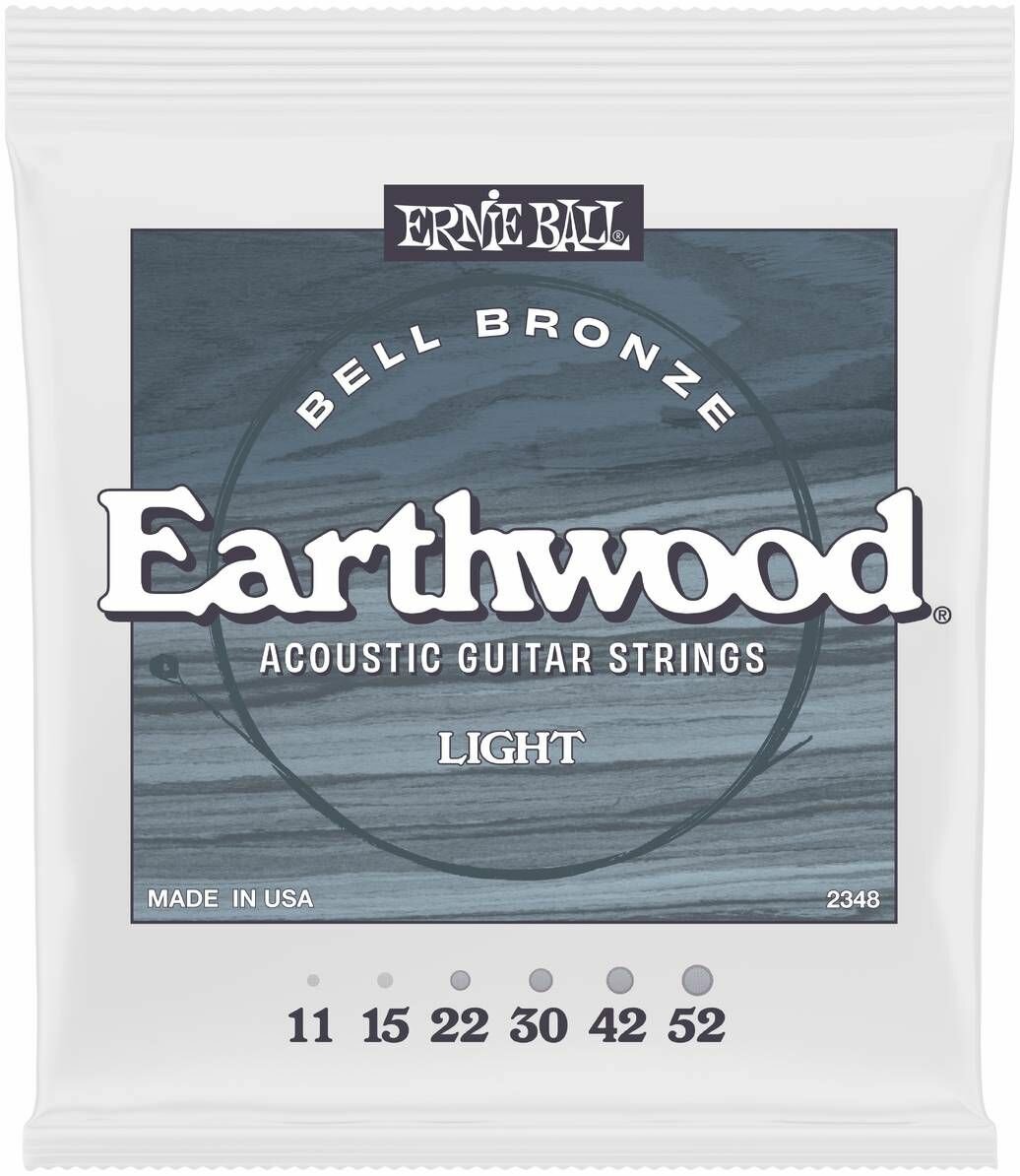 ERNIE BALL 2348 John Mayer Earthwood Bell Bronze Light 11-52 - Струны для акустической гитары