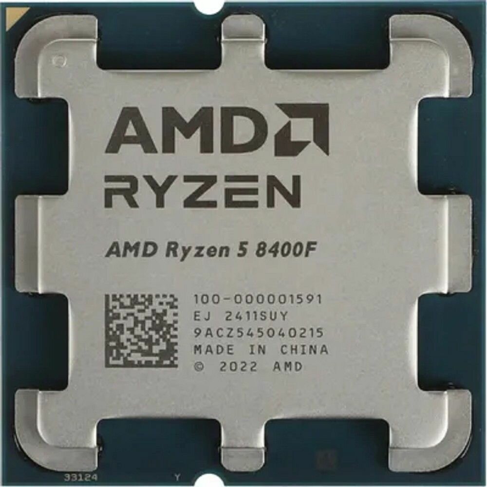 Процессор AMD Ryzen 5 8400F Phoenix, 12 ядер, 16МБ L3, 4.2-4.7ГГц