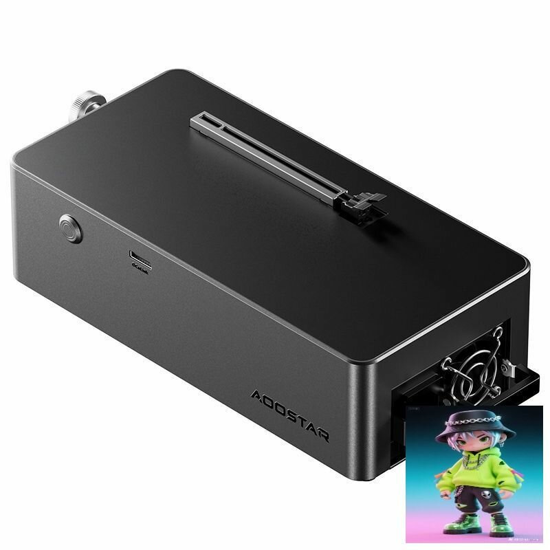 Док-станция расширения графической карты Aoostar AG01S с интерфейсом OCulink, Встроенный 800 Вт, PCIEx4, совместимый с AMD/Intel/NVIDIA, поддерживает горячую замену интерфейса TGX