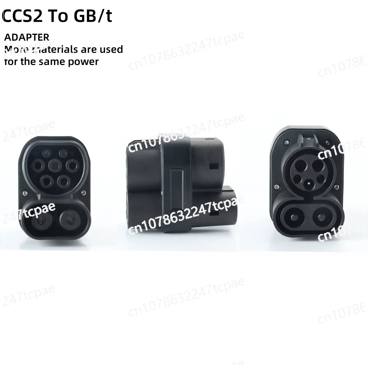 Адаптер для зарядки нового станка типа 2, разъем для зарядки GBT к разъему для электромобилей CCS2, совместимое с входом зарядное устройство для электромобилей CCS2-GBT