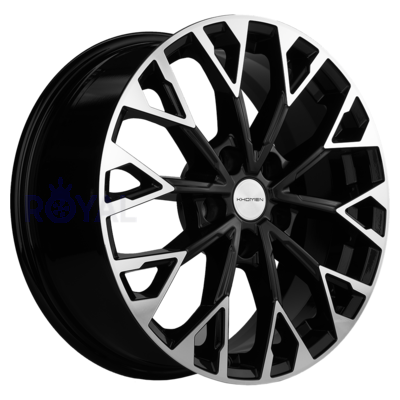 Литой колесный диск Khomen Wheels KHW1718 (GAC GS4) 7x17/5x108 ET49 D59,5 Black-FP