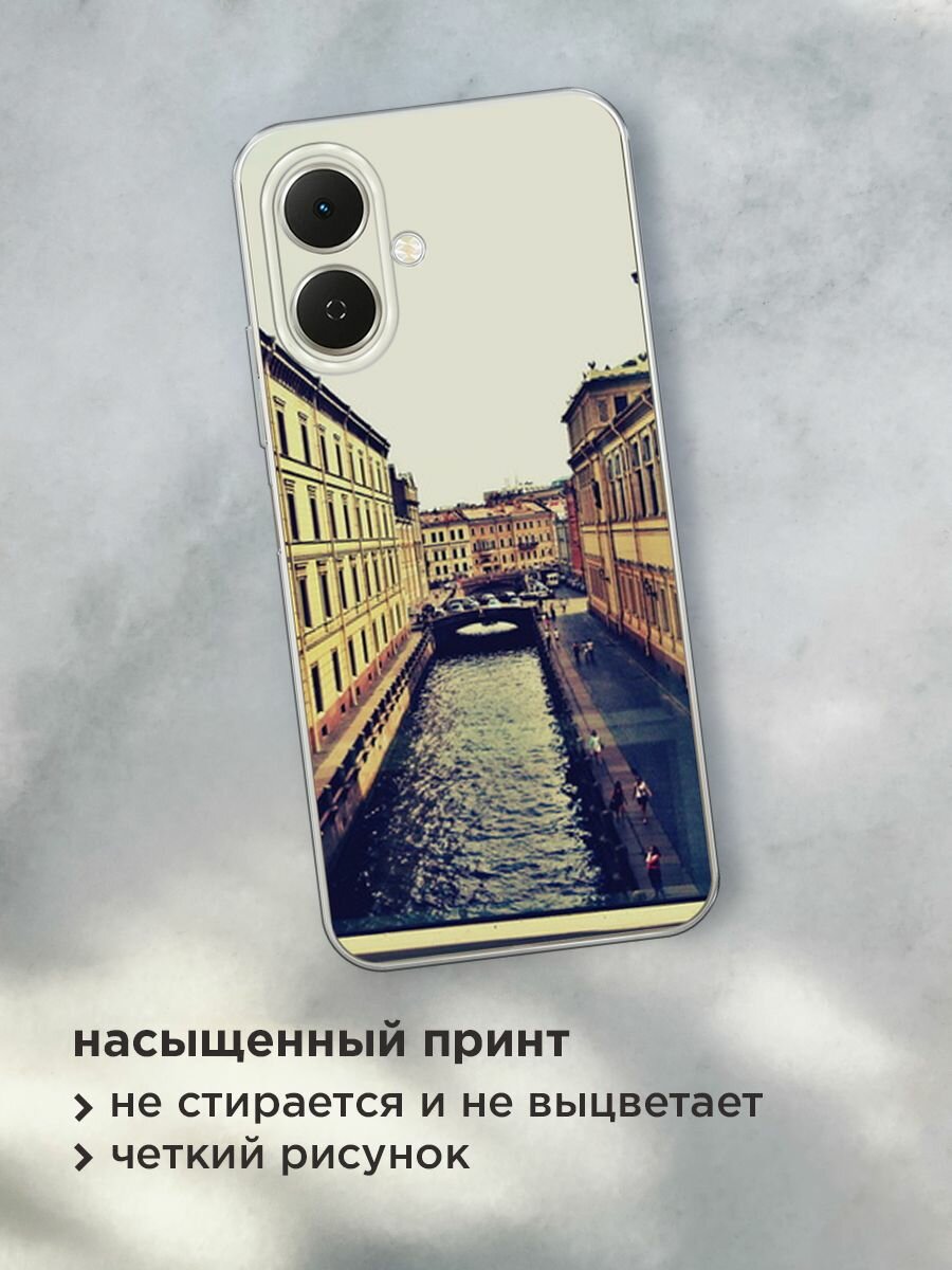 Чехол на Tecno Spark Go 2 / Текно Спарк Го 2 с принтом "Санкт-Петербург" — фото 1