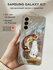 Чехол на Samsung Galaxy A17 / Самсунг А17 с принтом "Влюбленные котики 1"