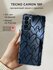 Чехол на Tecno Camon 18P / Техно Камон 18Р с принтом "Hearts doodle black 1"