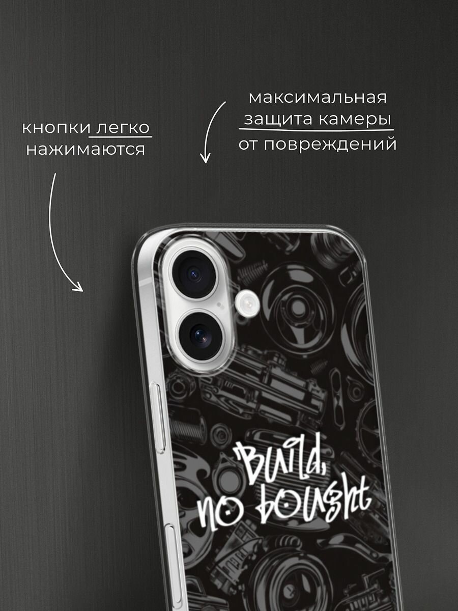 Чехол на Apple iPhone 17 / Айфон 17 с принтом "Build no bought" — фото 1