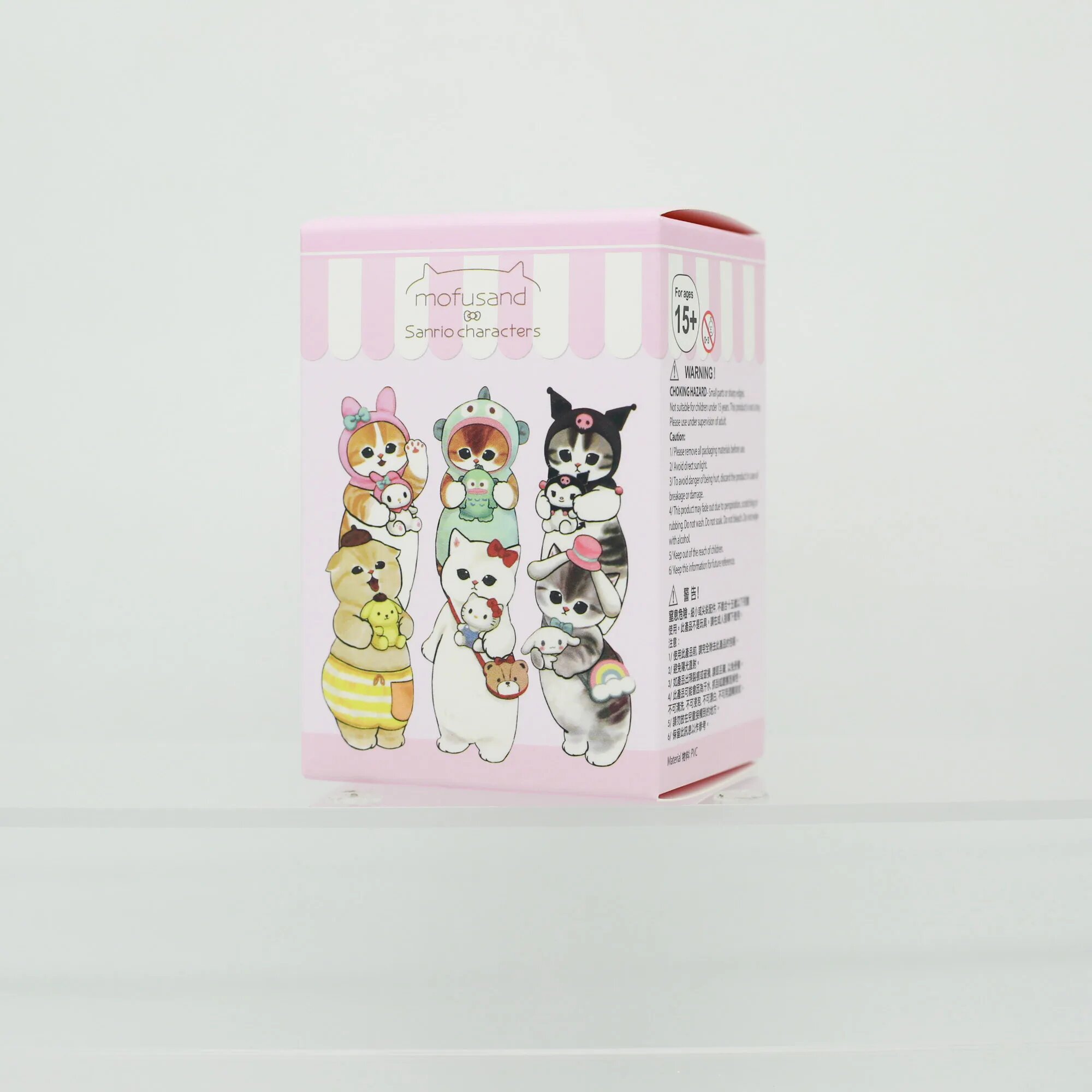 Коллекционная Виниловая Фигурка Mofusand Collaboration Shark Cat Ugly Fish В Random box 1 pcs