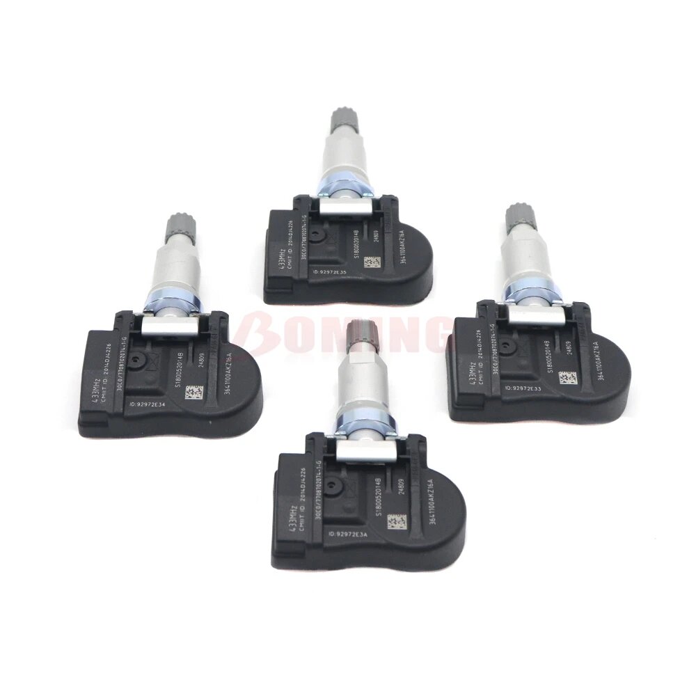 3641100AKZ16A Автомобильный датчик контроля давления в шинах TPMS для Haval H6 M6 Great Wall Wingle5 C50 2010-2023 433 МГц 3641100-AKZ16A 4PCS