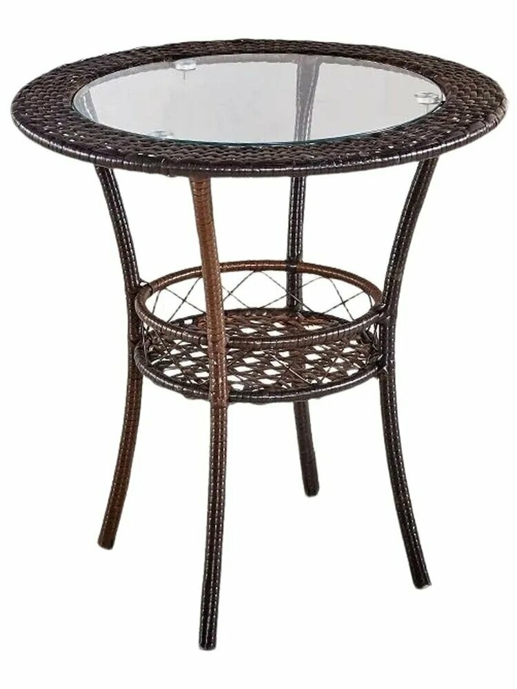 Садовый стол, Закаленное стекло 57х57х54 см