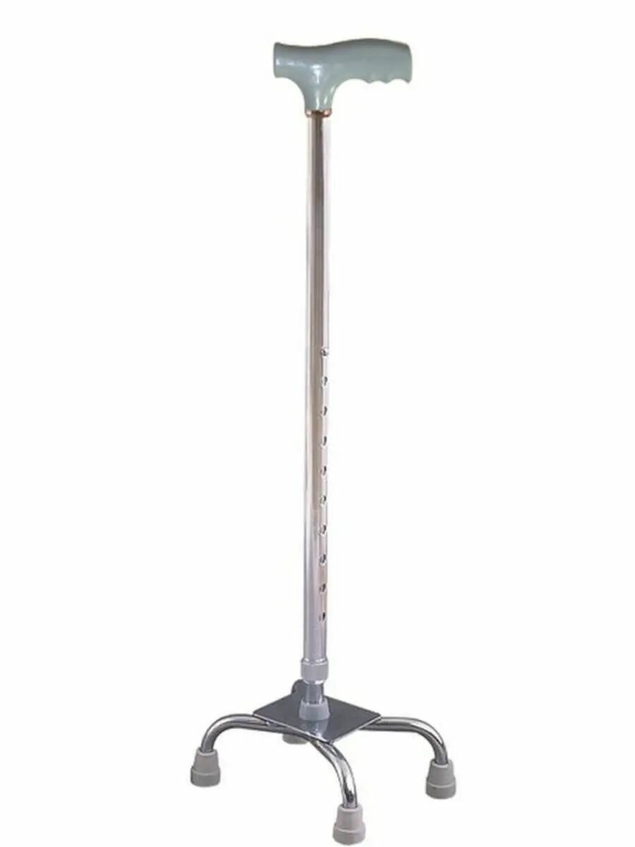 Трость Тривес CA842, четырехопорная, с низким основанием, с т-образной ручкой