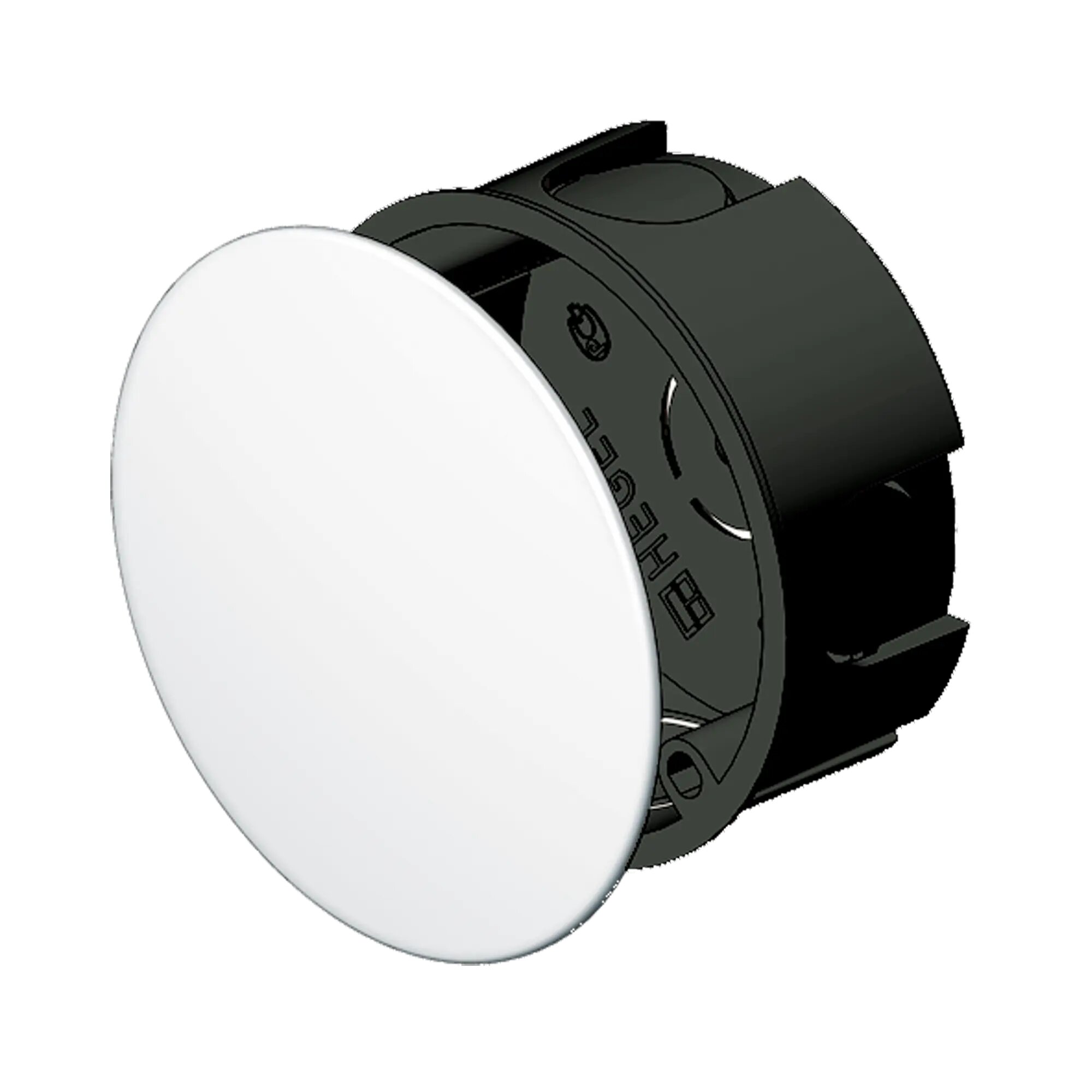 Hegel У195-И распределительная коробка скрытая 68×28×30 мм, 5 вводов, IP20, чёрная