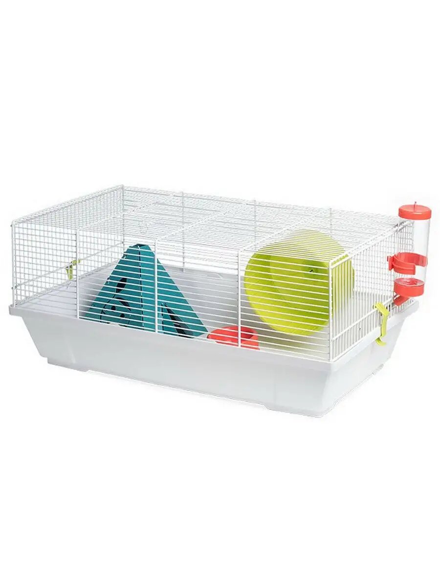 Клетка для грызунов "Indian Mood" (117), белая, 50.5x28x25см