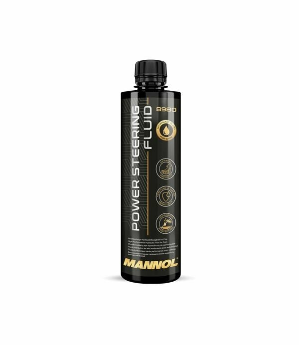 Гидравлическая жидкость MANNOL Power Steering Fluid 8980 (450 мл.)