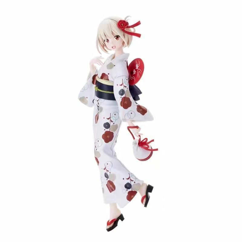 Фигурки Lycoris Recoil Кинмоки Чису и Иноуэ Такэна в кимоно коллекционные аниме-модели