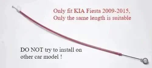Кабель переключателя управления вентилятором кондиционера, провод для холодного и теплого воздуха для Ford Fiesta 2009-2015 гг. red about 43cm