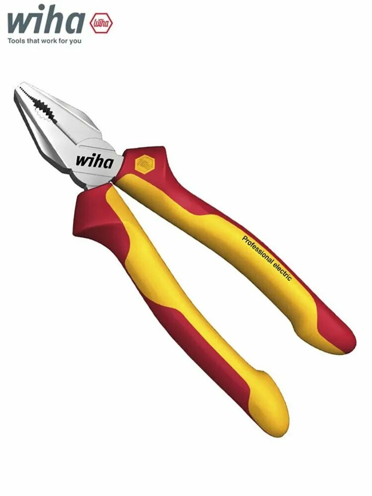 Wiha 26708 Немецкие изолированные многофункциональные плоскогубцы Нержавеющий Высокая сила зажима