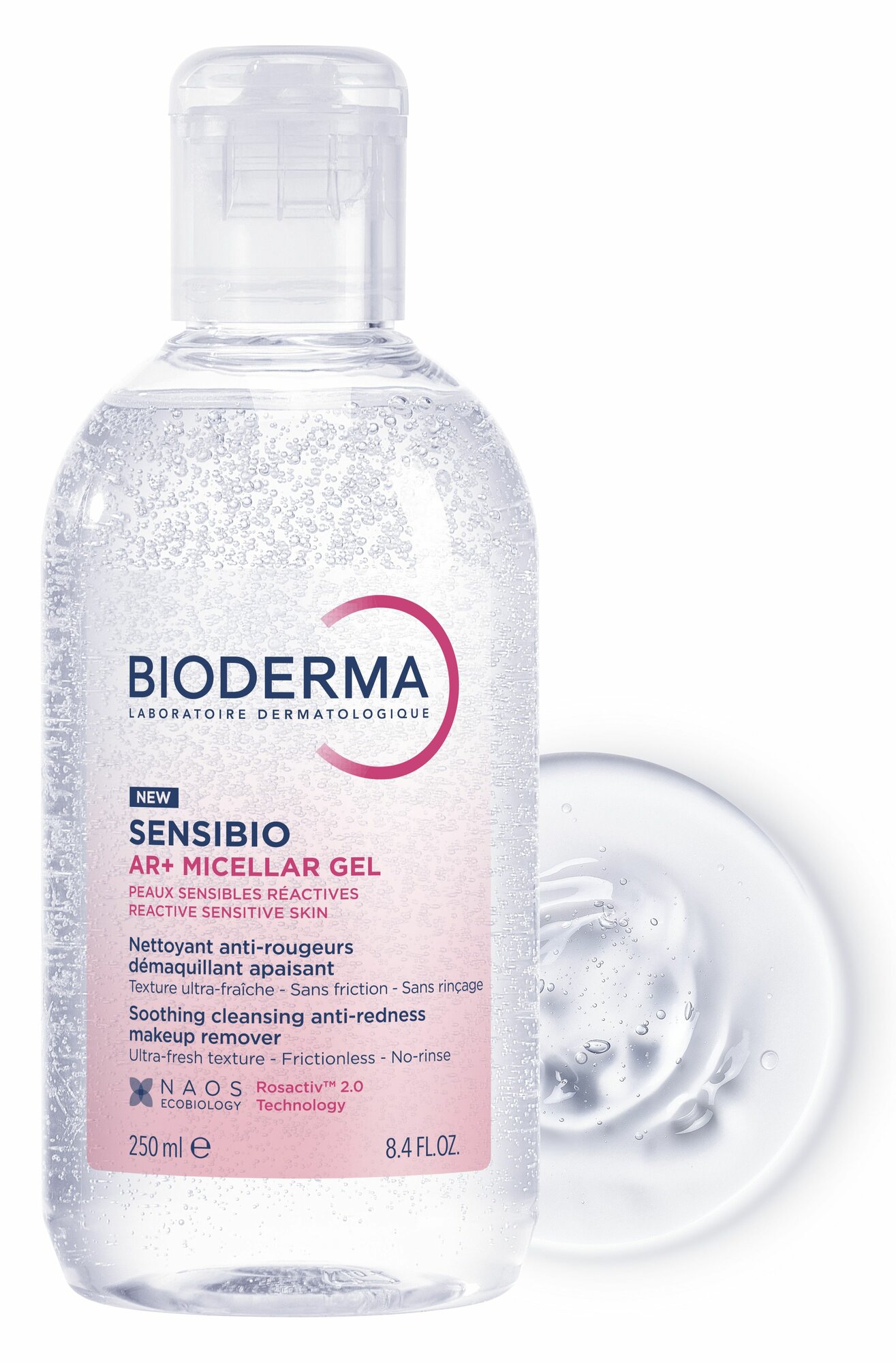 Очищающий гель Bioderma Сенсибио, AR+, для чувствительной кожи, 250мл