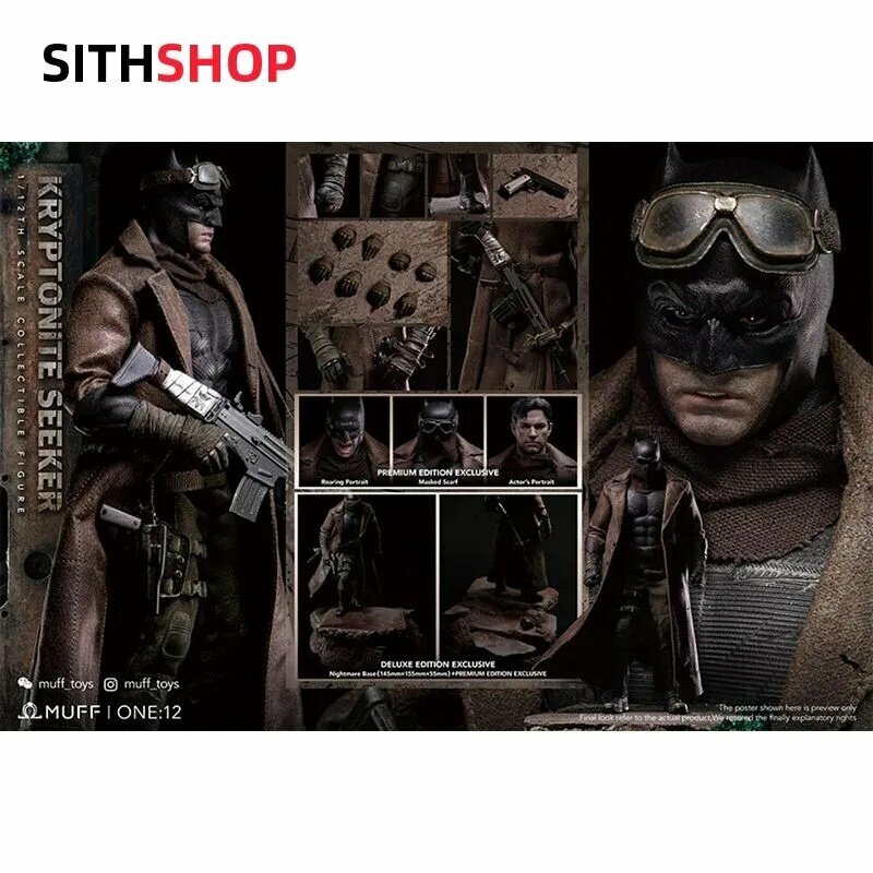 Фигурка MUFF TOYS Batman Desert Kryptonite Searcher MF 07 Deluxe Ver. 1 / 12 Action Figure