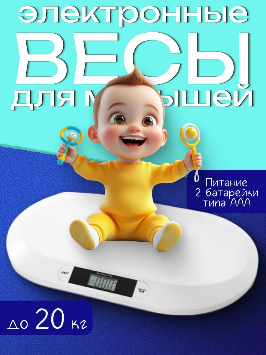 Весы детские высокоточные до 20 кг