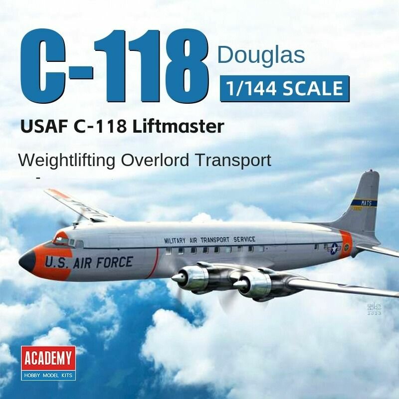 ACADEMY AC12634 1/144 USAF C-118 Liftmaster сборная модель самолета