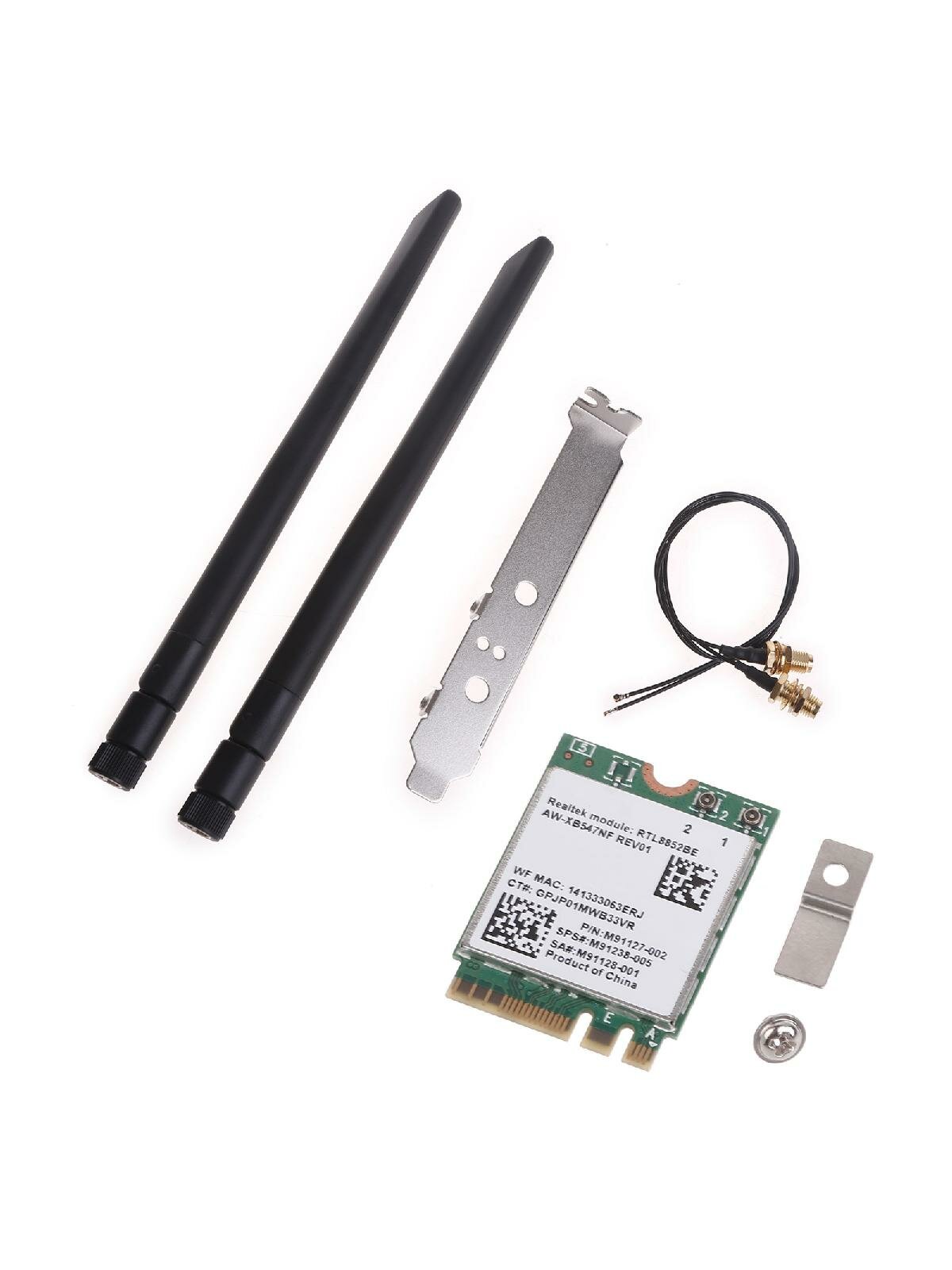 Wifi 6 AW-XB547NF RTL8852BE Network Card 1800Mbps BT5.2 Dual Band Wireless Wi-Fi Adapter 802.11ax 2.4G/5Ghz MU-MIMO
