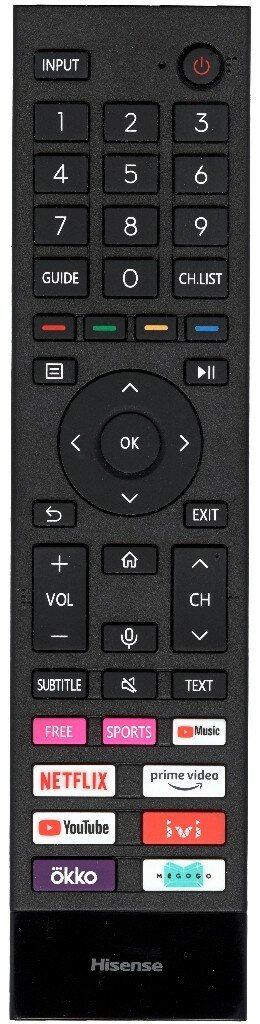 Hisense ERF3E80H LCD SMART TV с голосовой функцией, Пульт ДУ