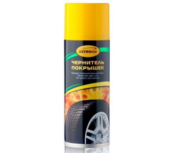 Чернитель шин 520 мл Астрохим аэрозоль AC2655