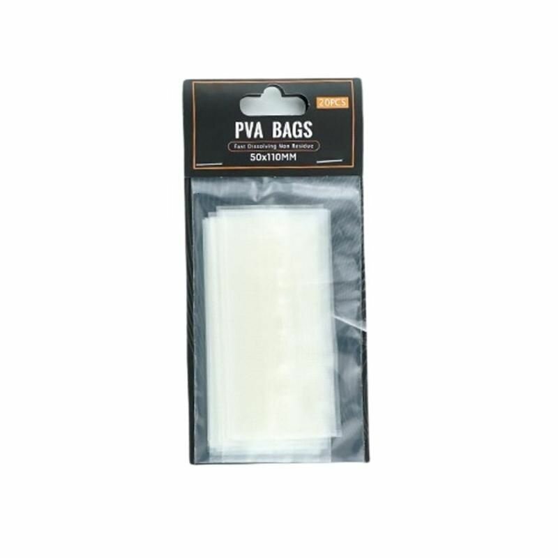 20 шт. Быстрорастворимые ПВА мешки для рыбалки, 50x110 мм